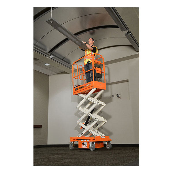 Mini Scissor Lift Hire | Push Around Snorkel Lift – Wicklow Hire & Sales